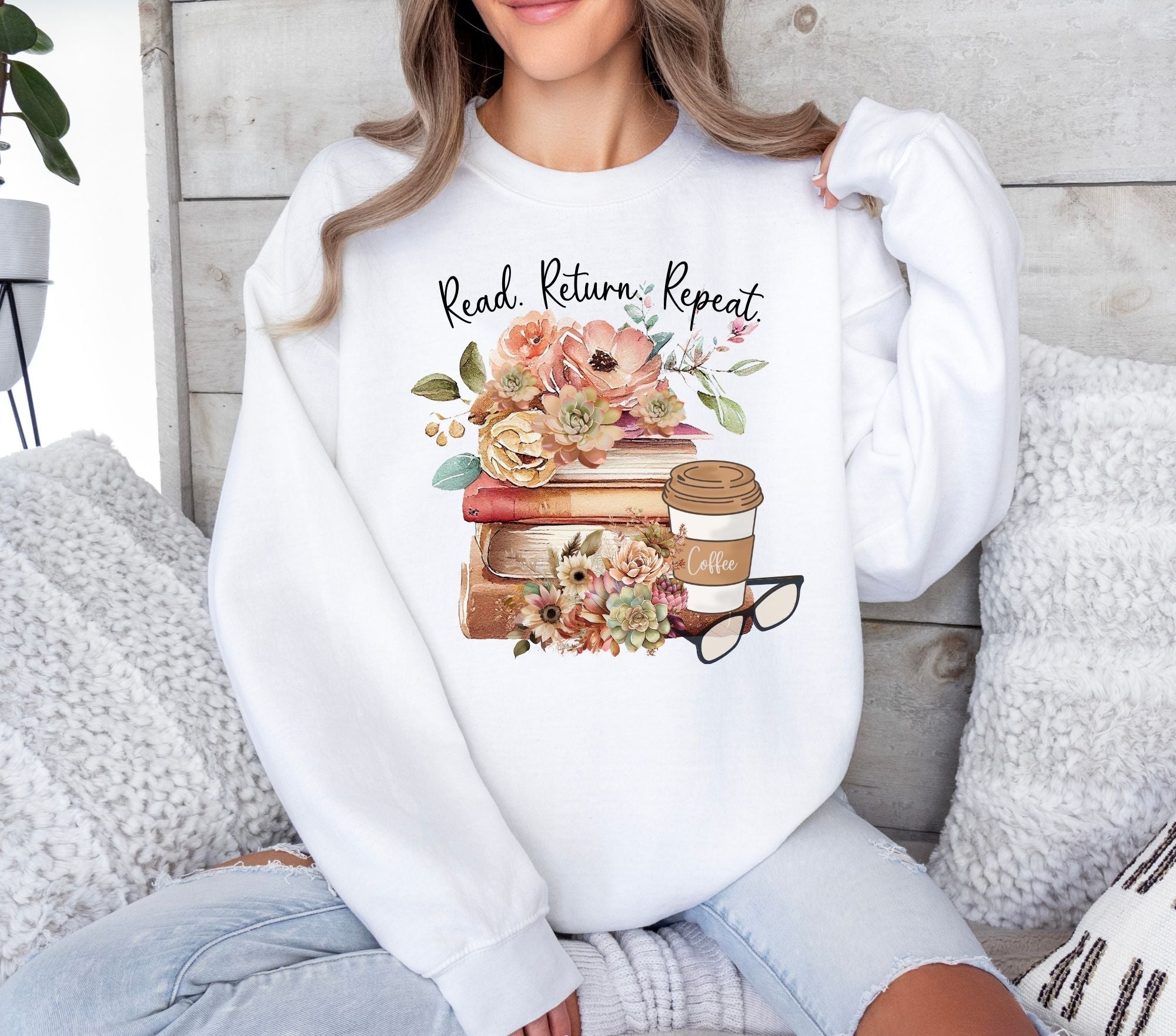 Read. Return. Repeat. DTF Transfer – Kraft Craze