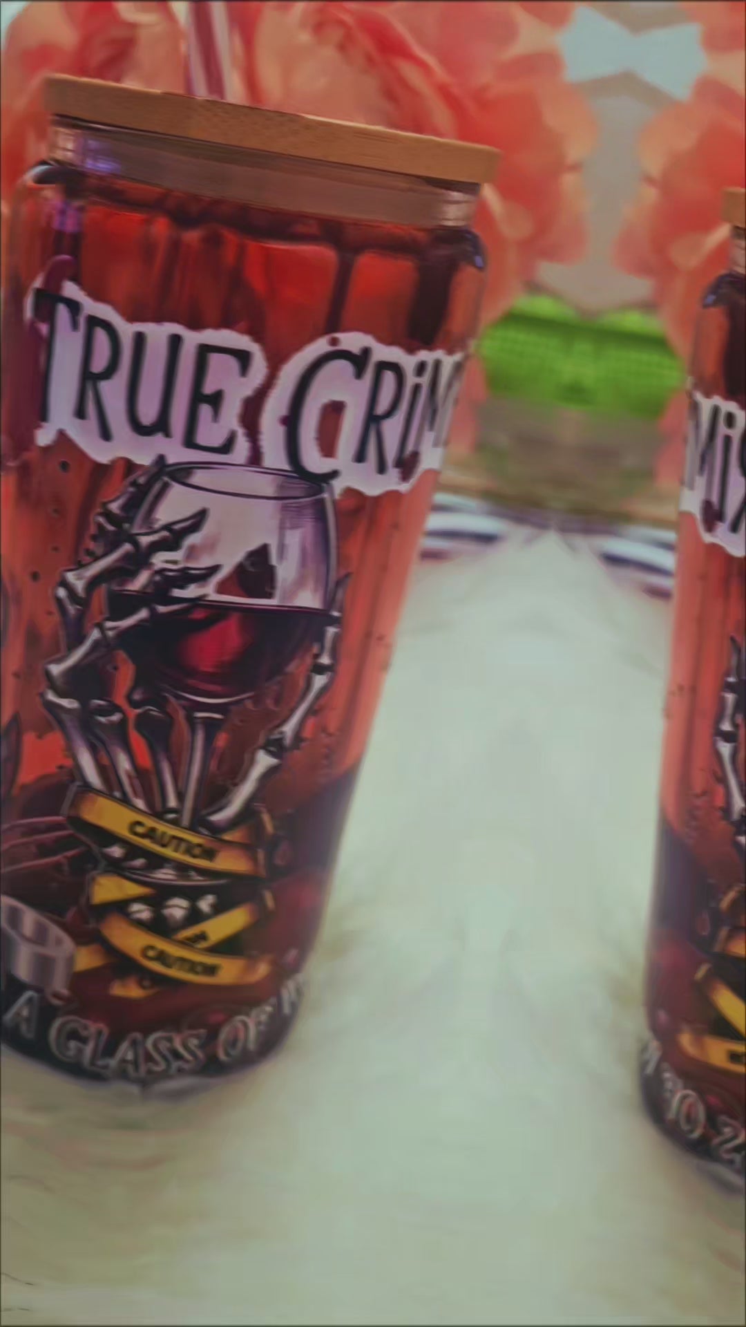 True Crime Snow Globe Blood drip Libbey – Kraft Craze