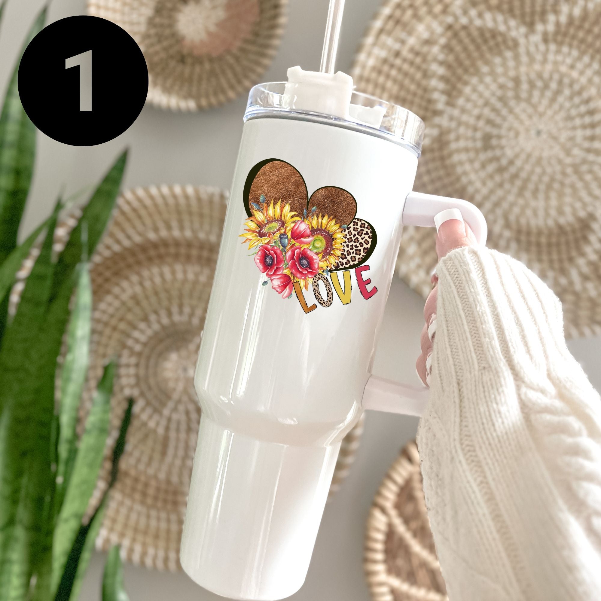 Love Heart decals- 2 DESIGNS – Kraft Craze