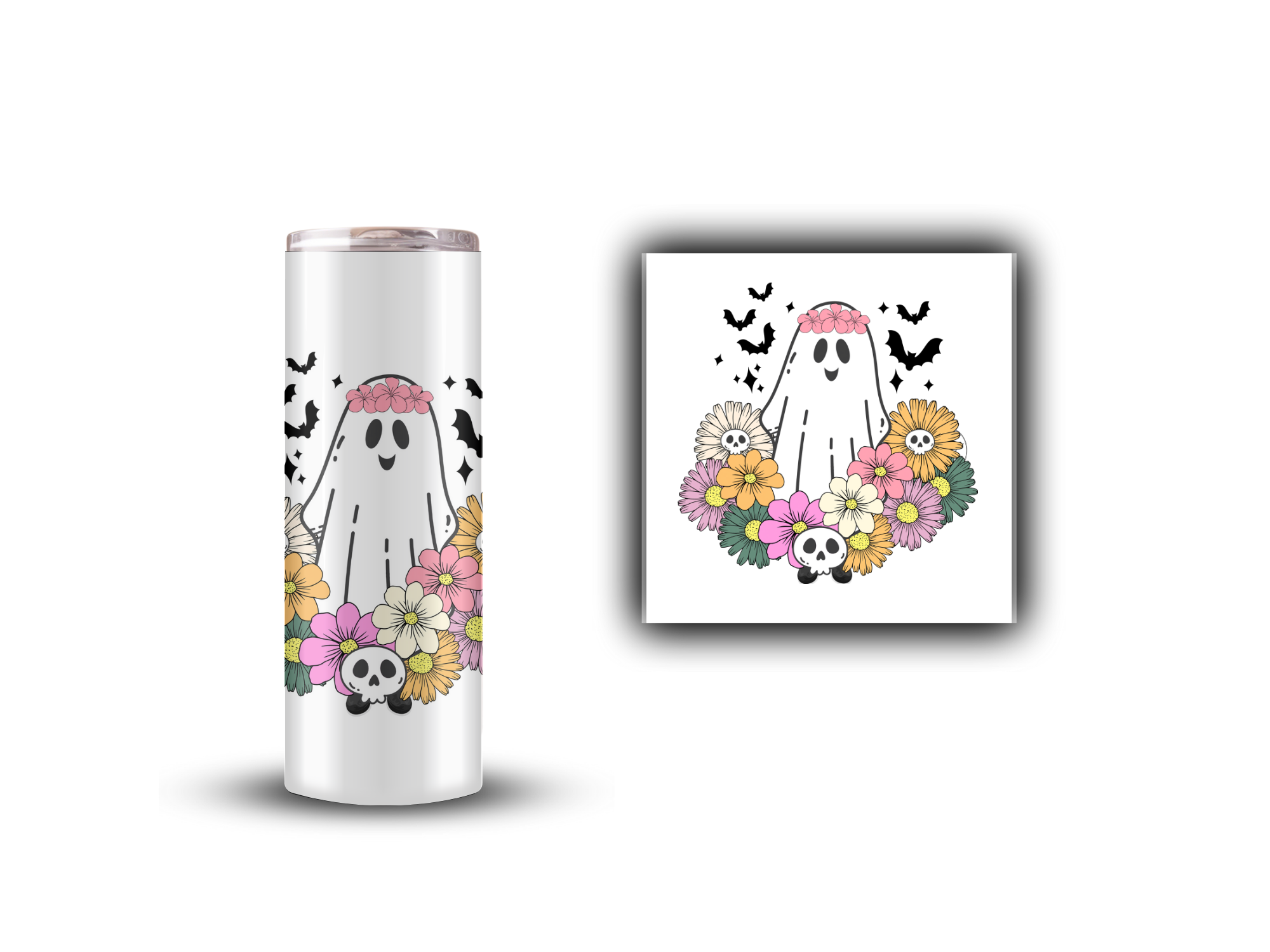 Groovy Ghost UV DTF Decal – Kraft Craze