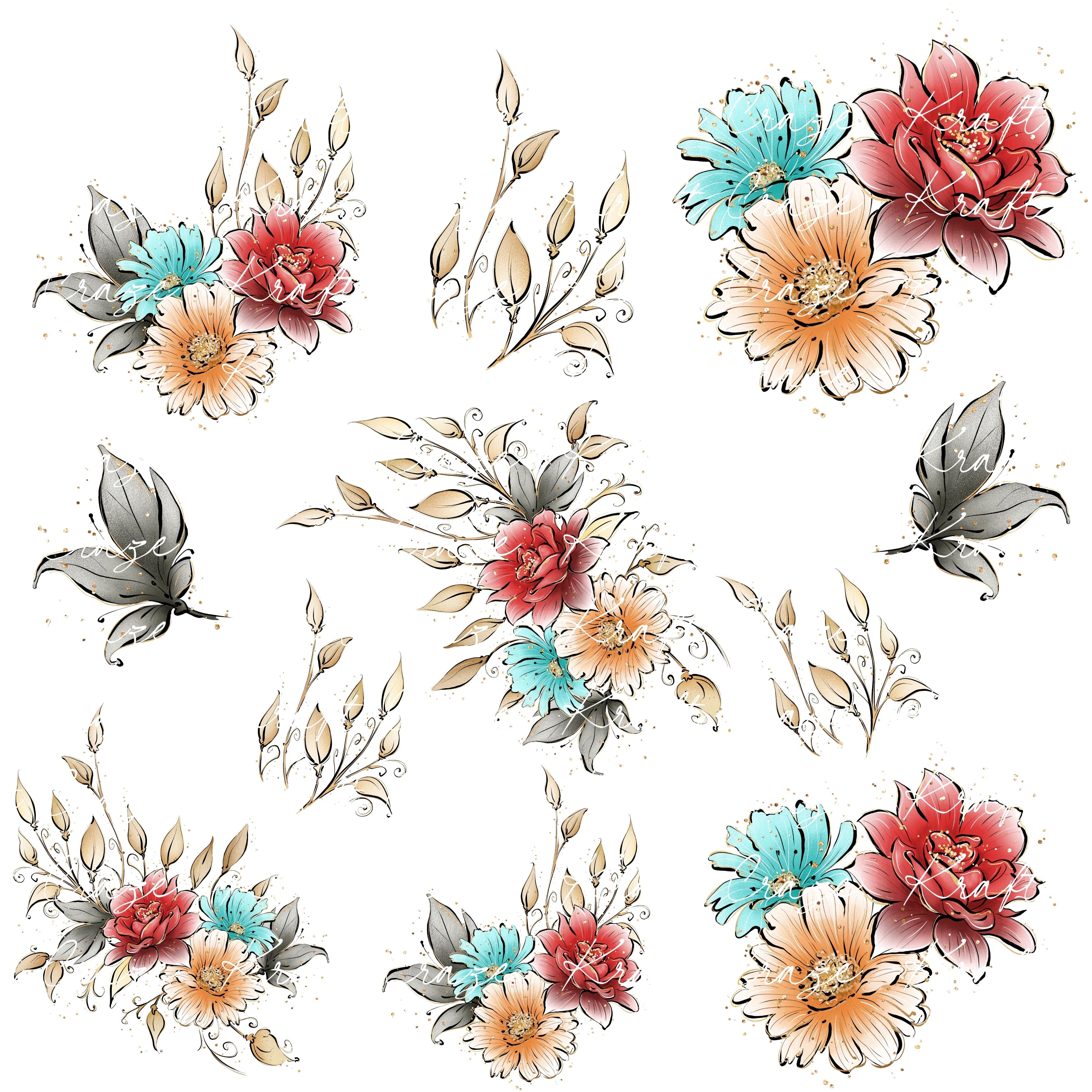 Halloween Tiffany UV DTF Decal Sheets- 6 Design Options – Kraft Craze