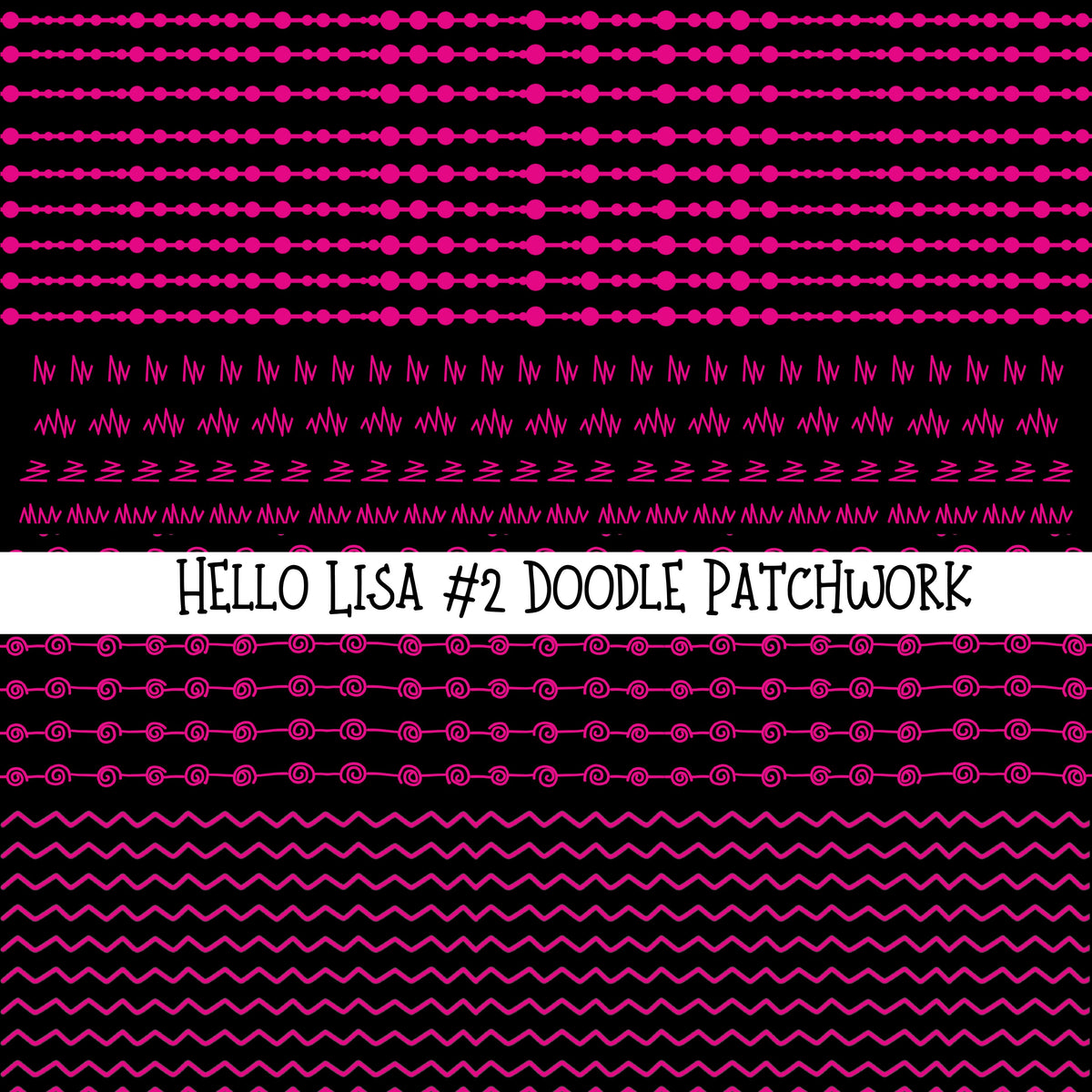 Hello Lisa Doodle Patchwork Sets 2 styles available – Kraft Craze