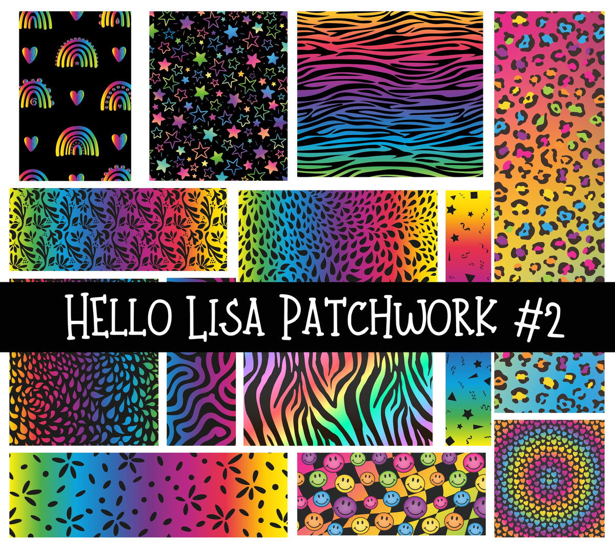 Hello Lisa Doodle Patchwork Sets 2 styles available – Kraft Craze