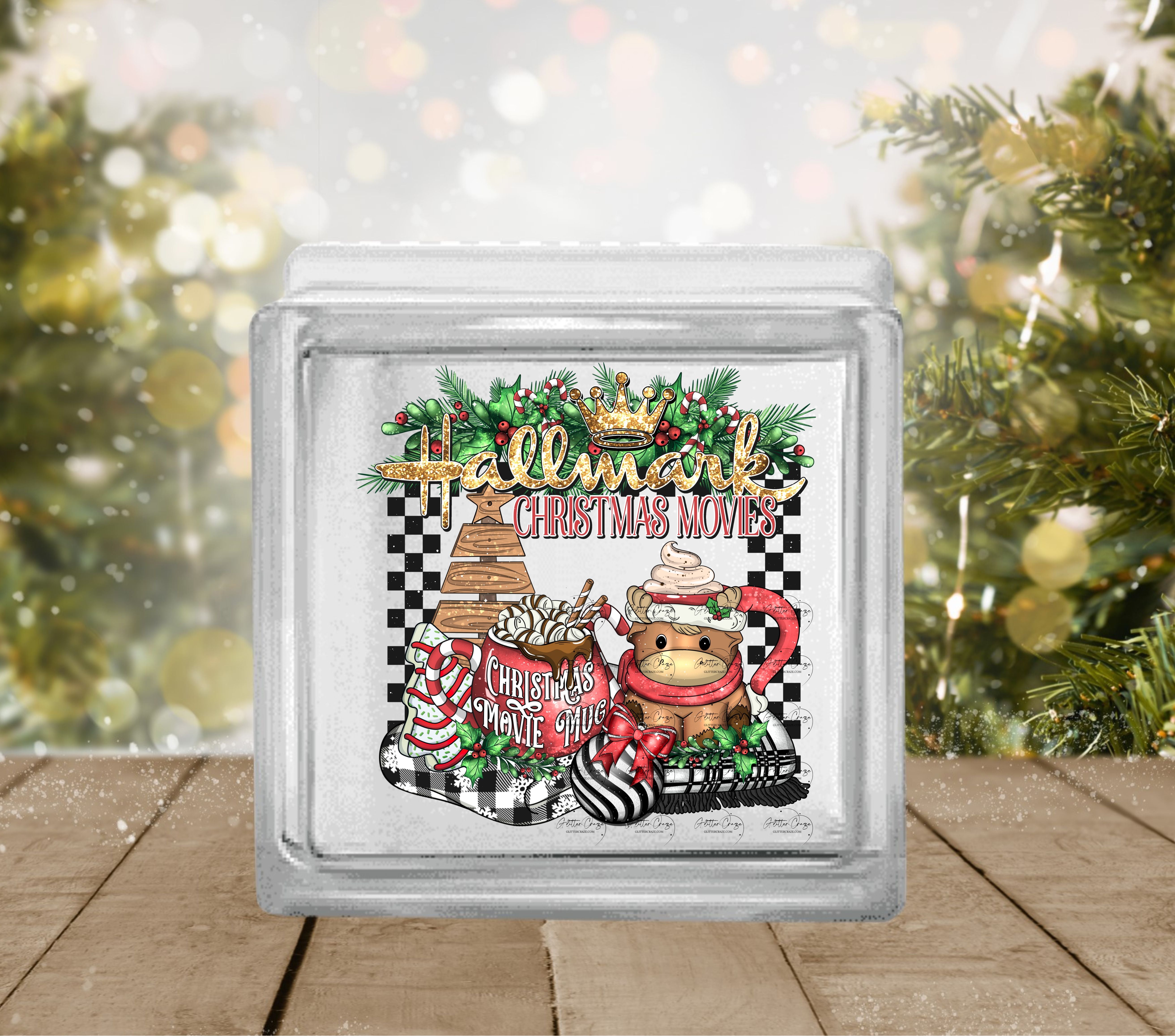 Hallmark Movies Glass Block Decal – Kraft Craze
