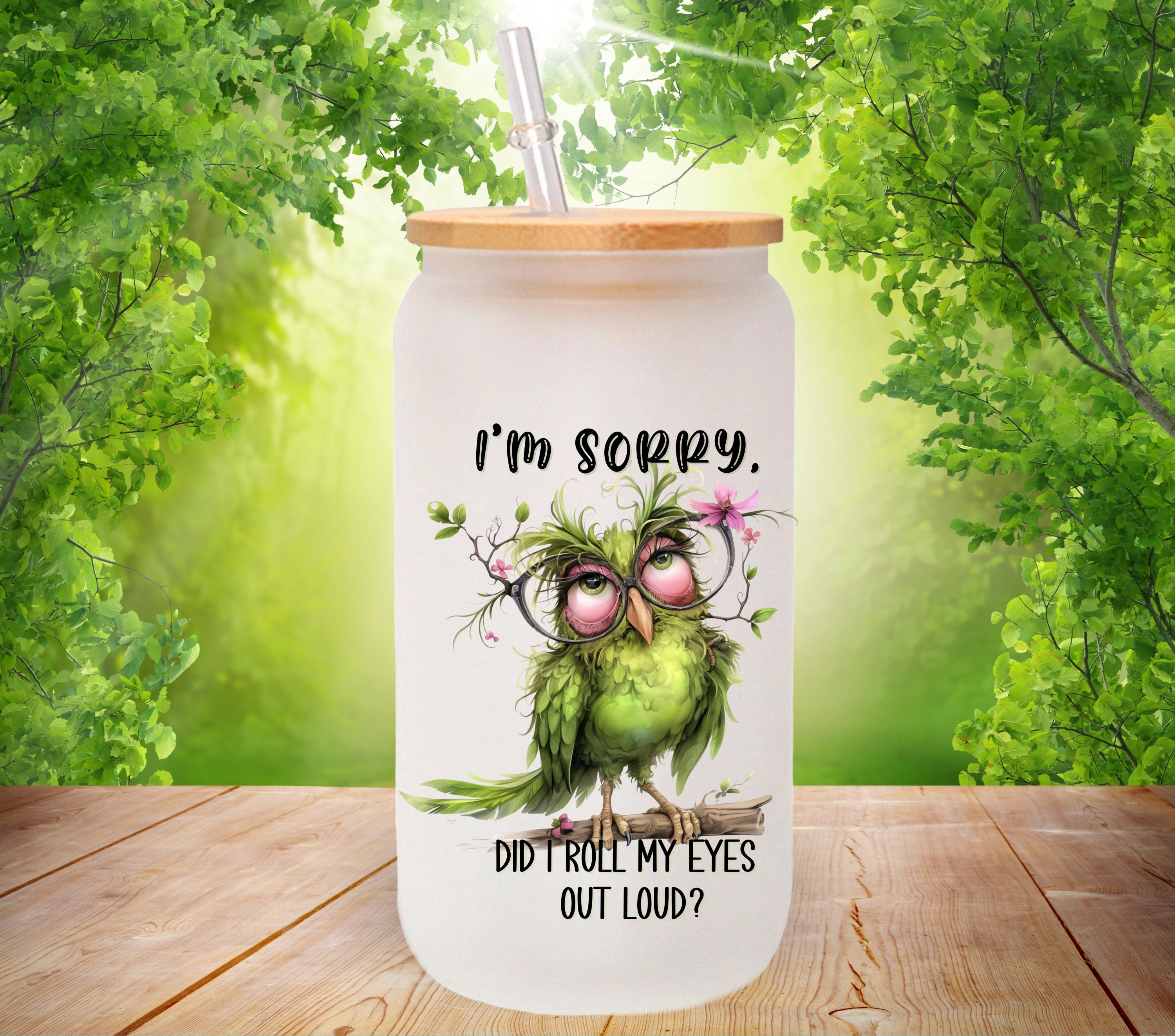 I'm Sorry Owl UV DTF Decals – Kraft Craze