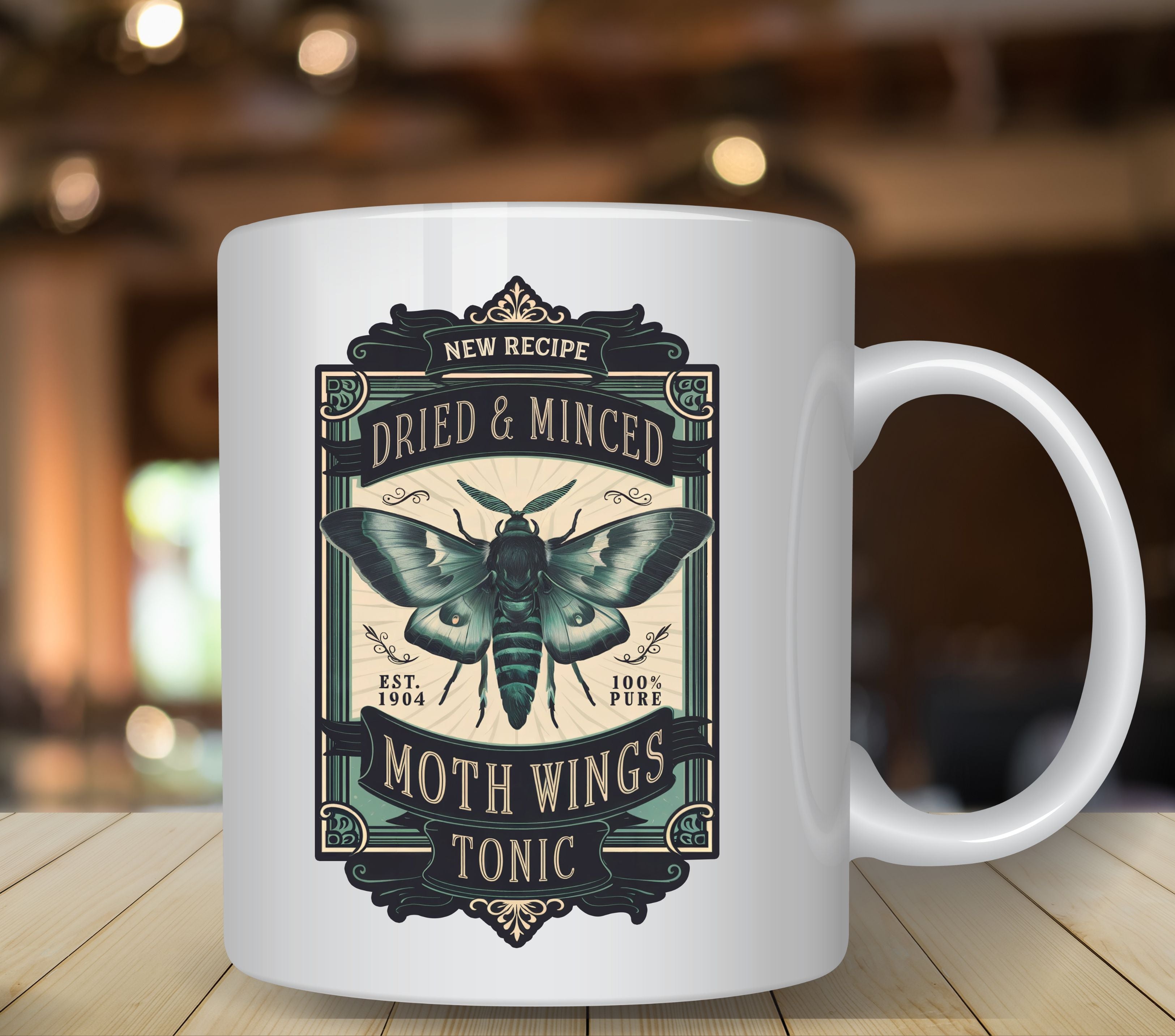 Moth Wings Potion Label UV DTF Decals – Kraft Craze