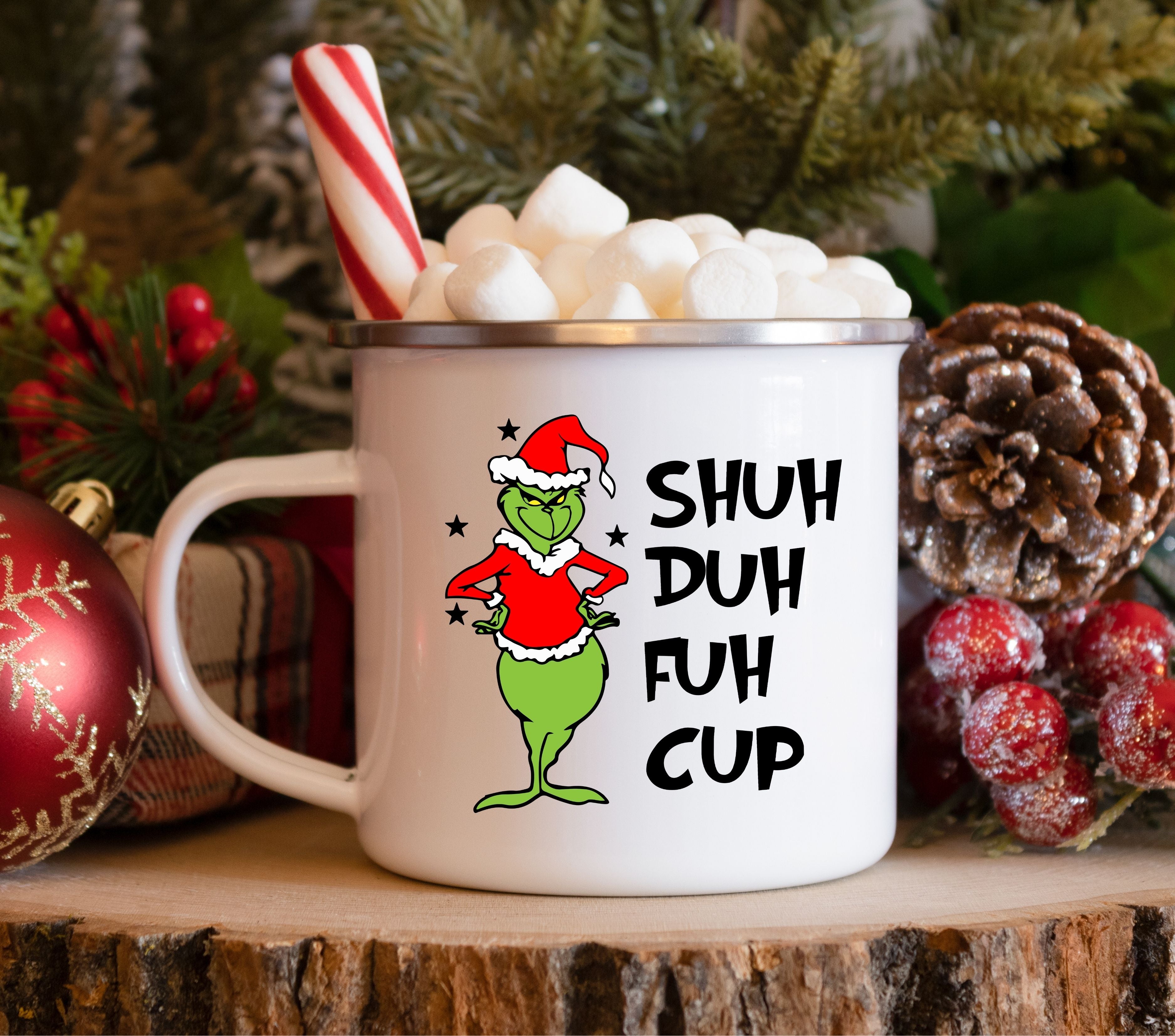 Shu Duh Fuh Cup Grinch UV DTF Decal – Kraft Craze