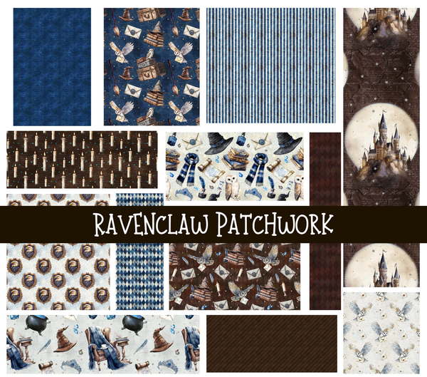 Ravenclaw Doodle Patchwork Set – Kraft Craze