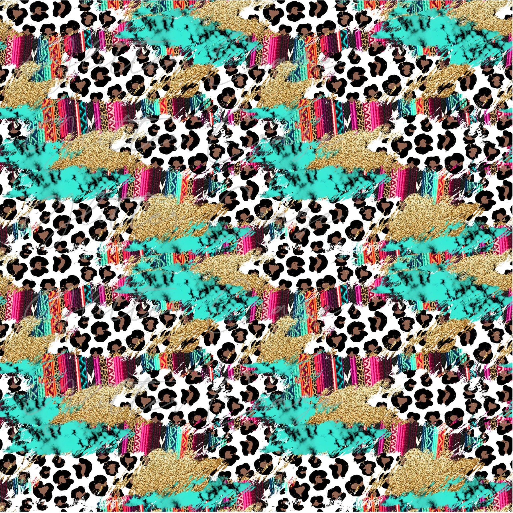 Serape Leopard Adhesive Vinyl – Kraft Craze