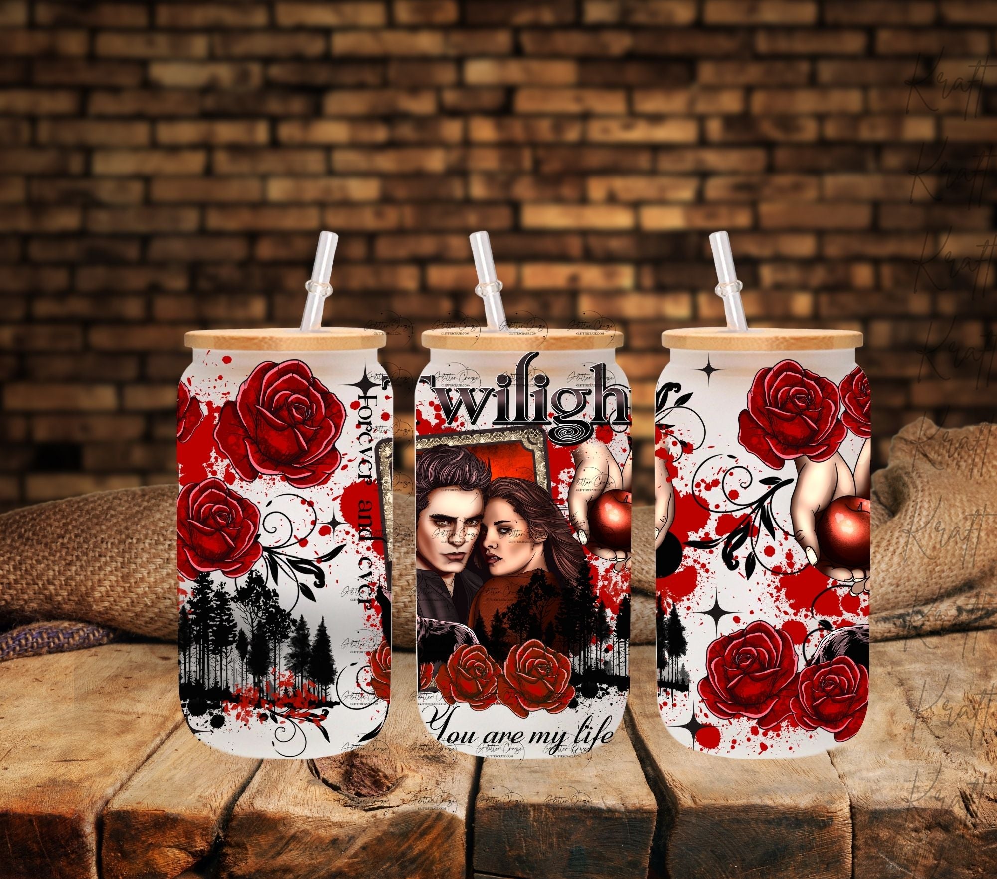 Twilight UV DTF Libbey wrap – Kraft Craze