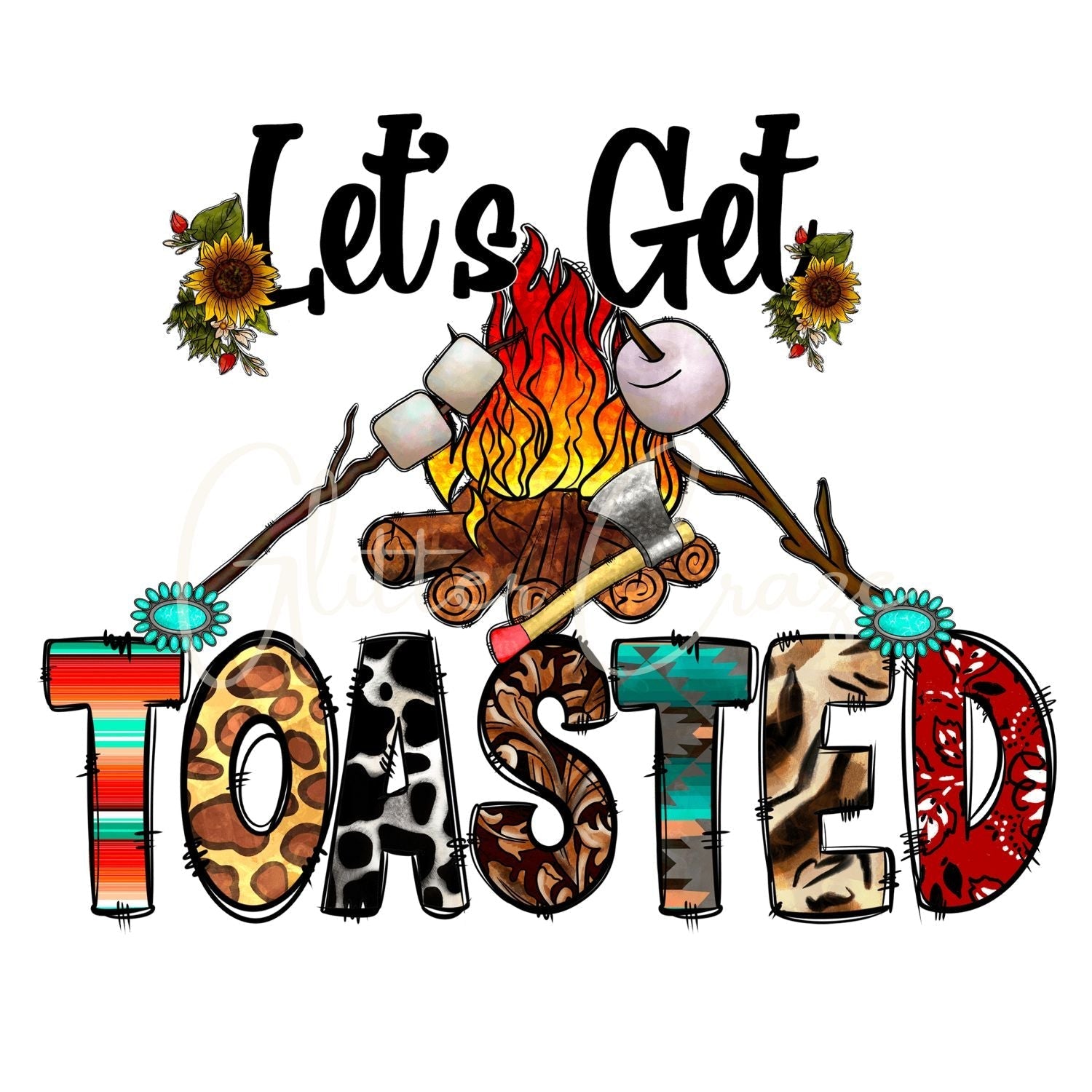 Let's Get Toasted UV DTF Decal – Kraft Craze