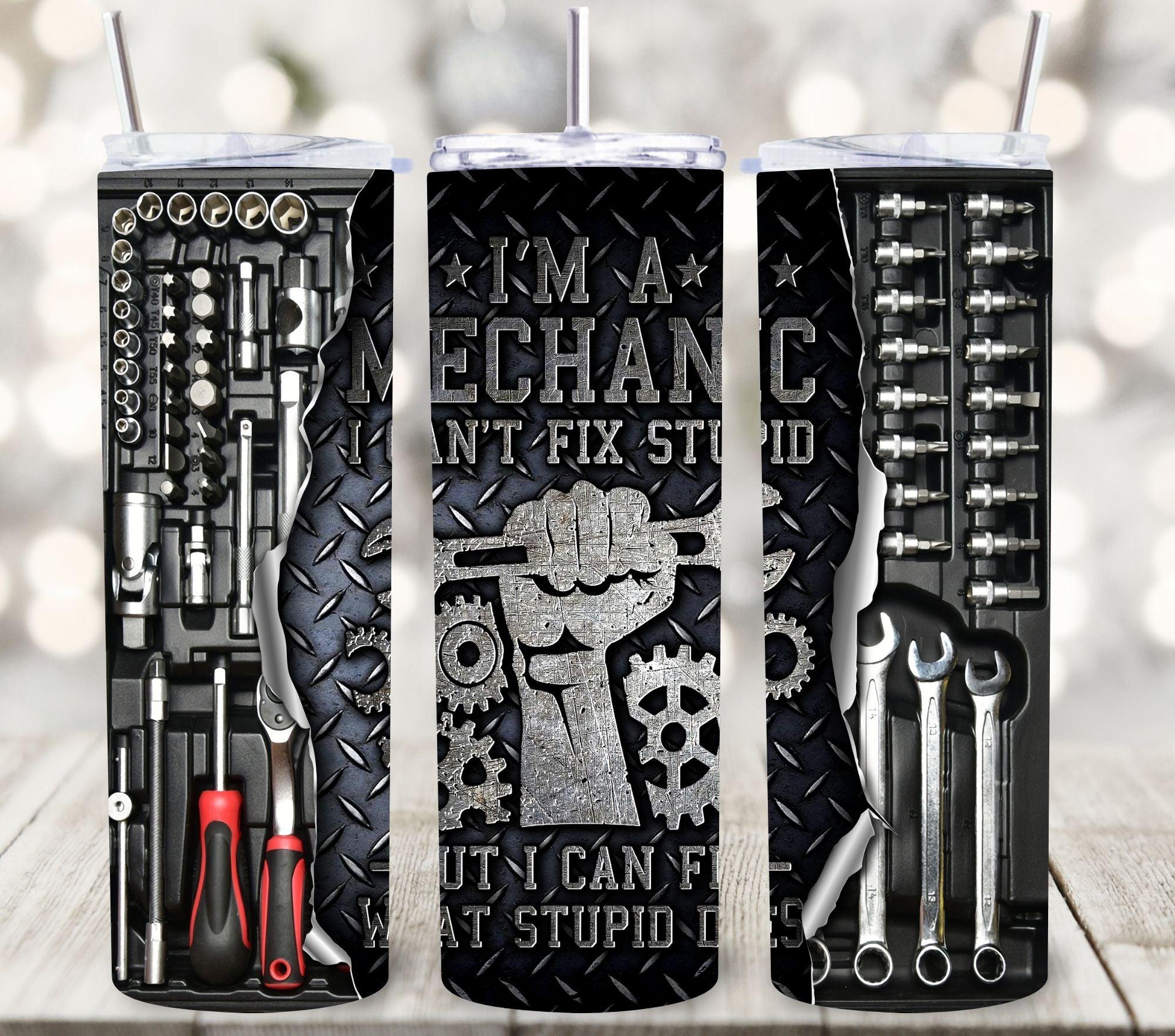 I'm a mechanic Vinyl tumbler wrap – Kraft Craze