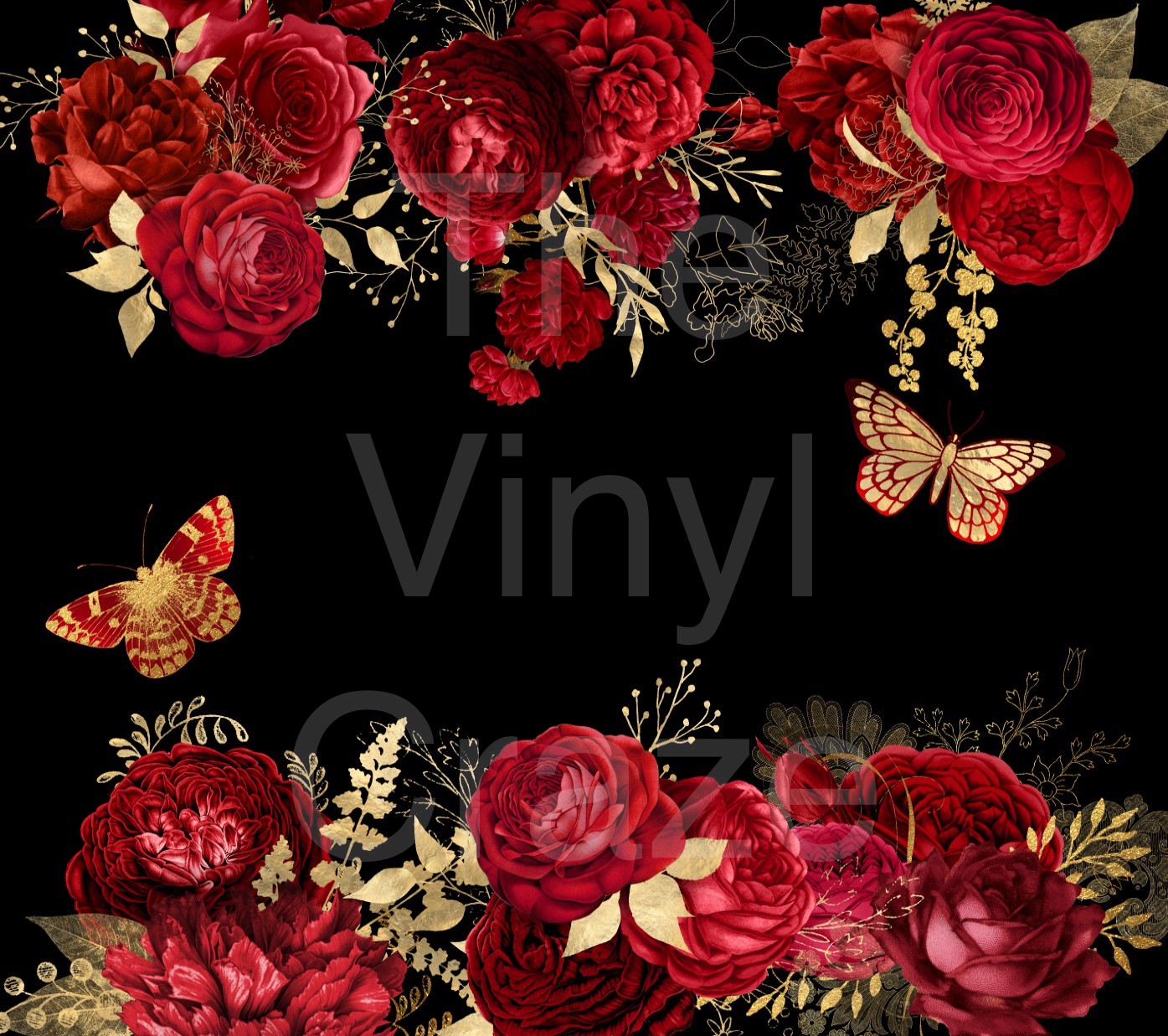 Vintage Roses Adhesive Vinyl Wrap – Kraft Craze