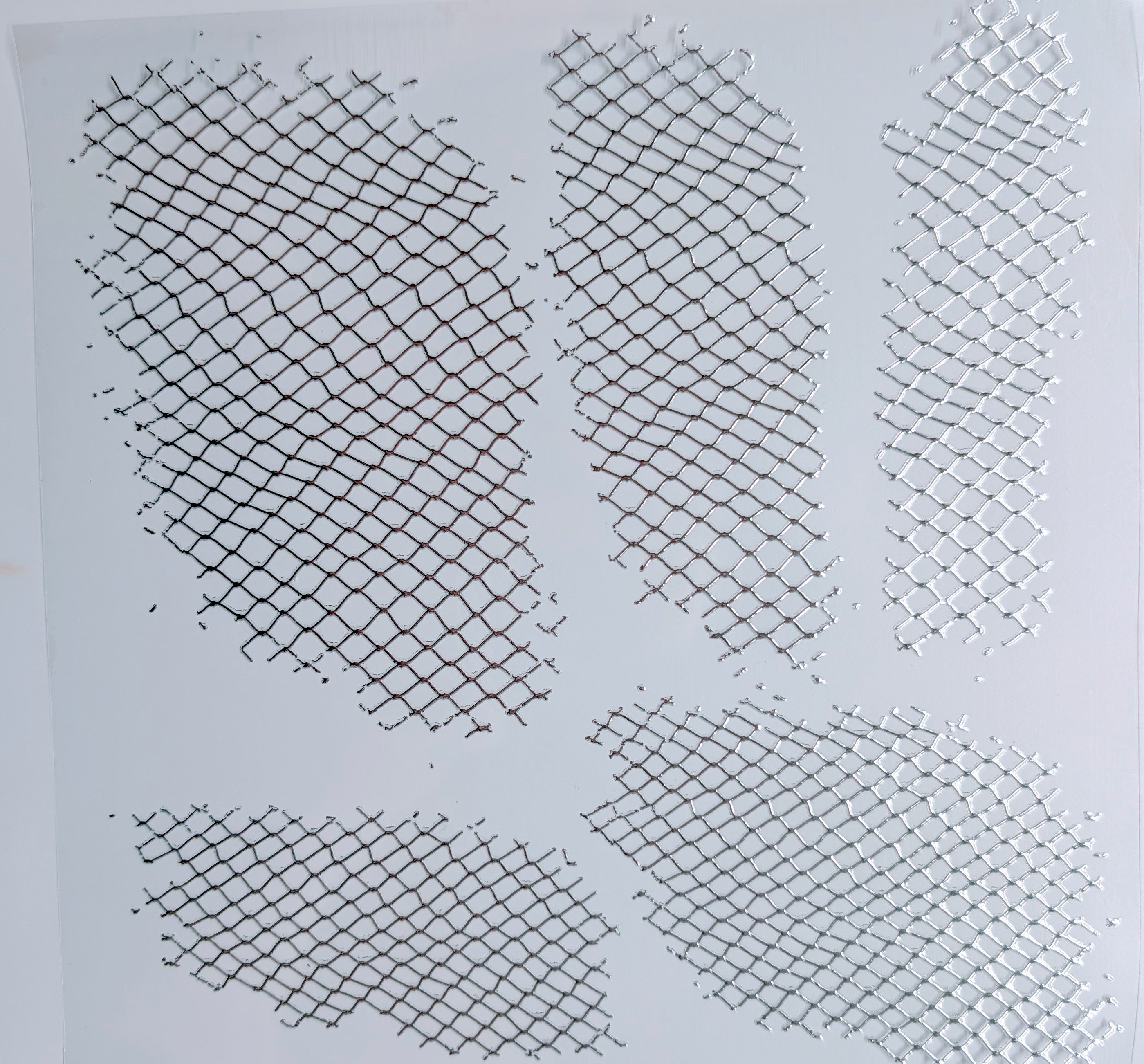 #128 Metallic fishnet patches 3 color options – Kraft Craze