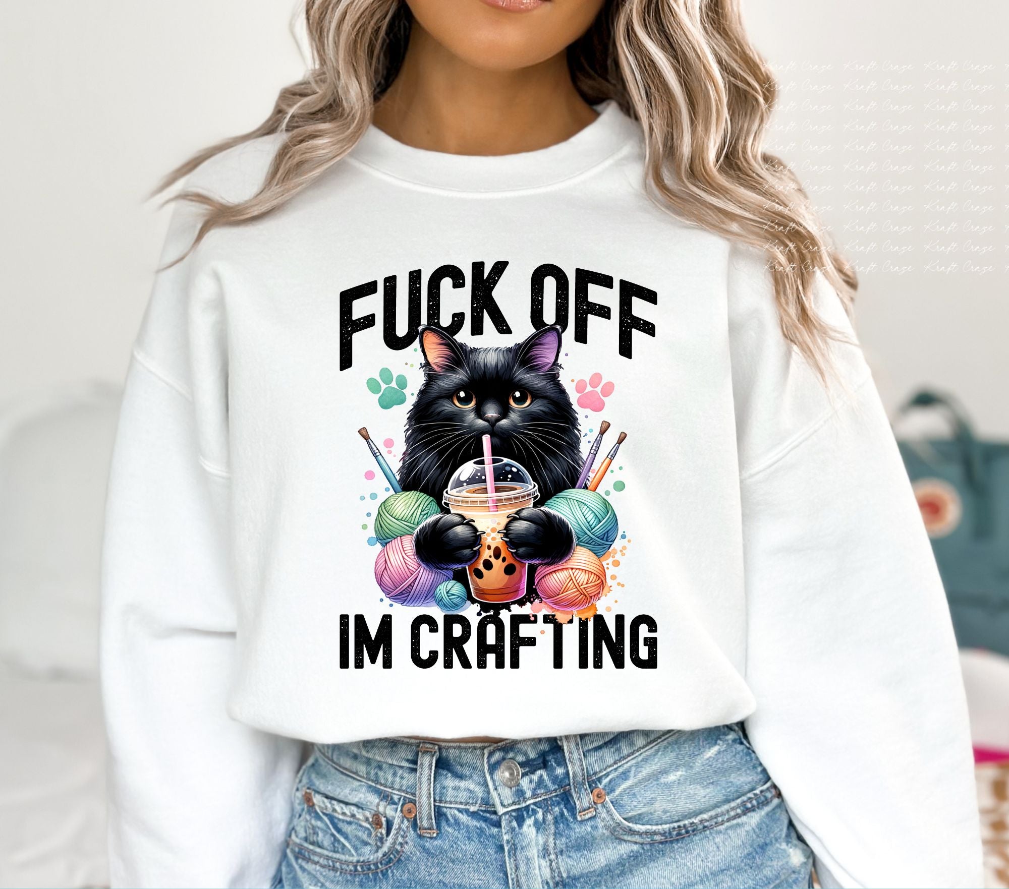 I'm crafting black cat DTF Transfers – Kraft Craze